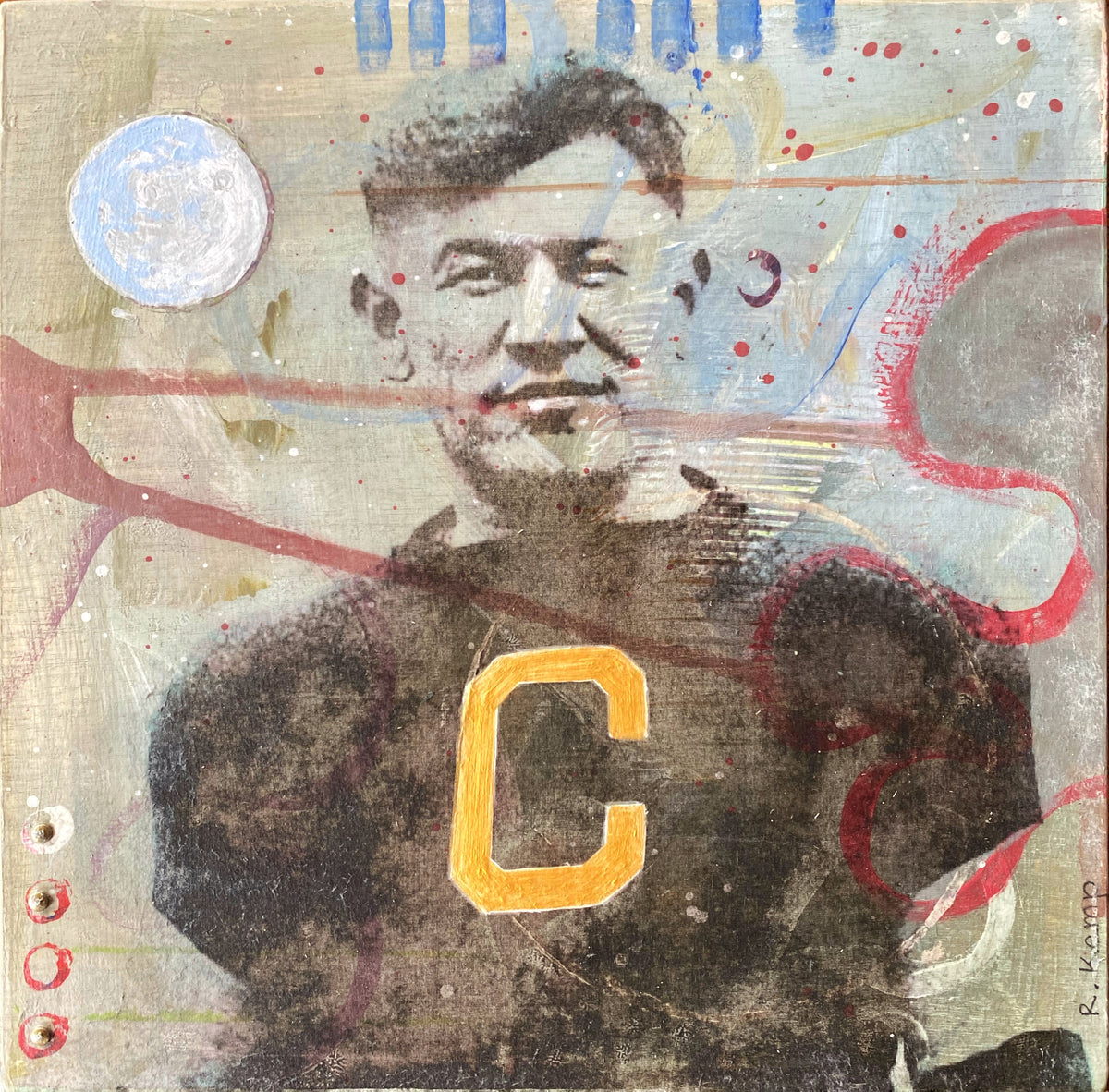 Wood Panel Mixed Medium – Indigenous Art Machine